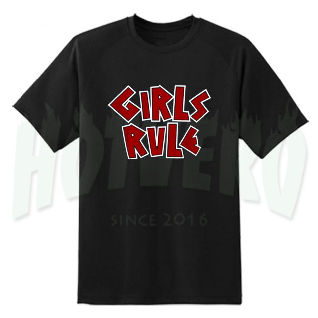 Girls Rule T Shirt Rock Fashion Style